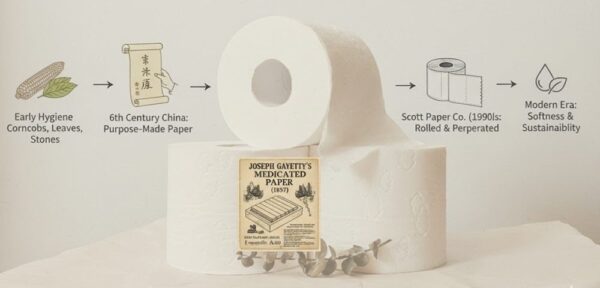 The History of Toilet Paper: From Corncobs to Quilted Rolls